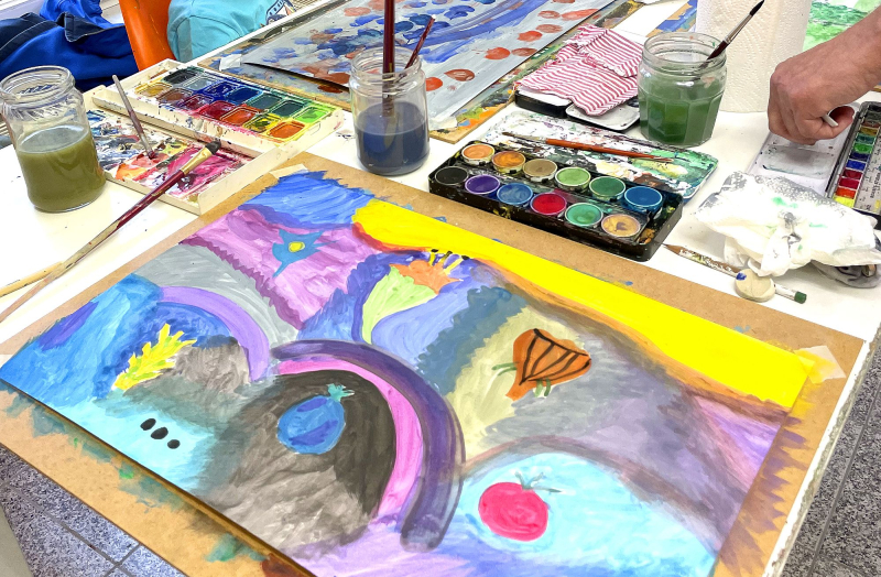 Kinder Kreativ Kurs Malen „Zaubergarten“ auf sunny.at